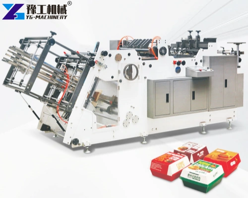 Burger Box Making Machine | YG Paper Machiery